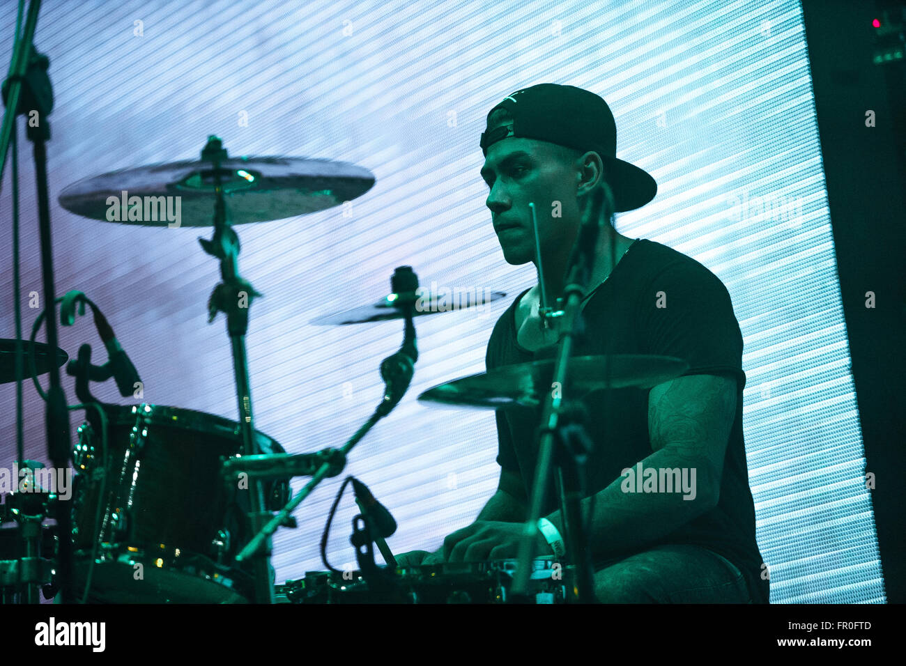 MOSCOW - 26 SEPTEMBER, 2015 : Russian rapper Kravz presents his new ...