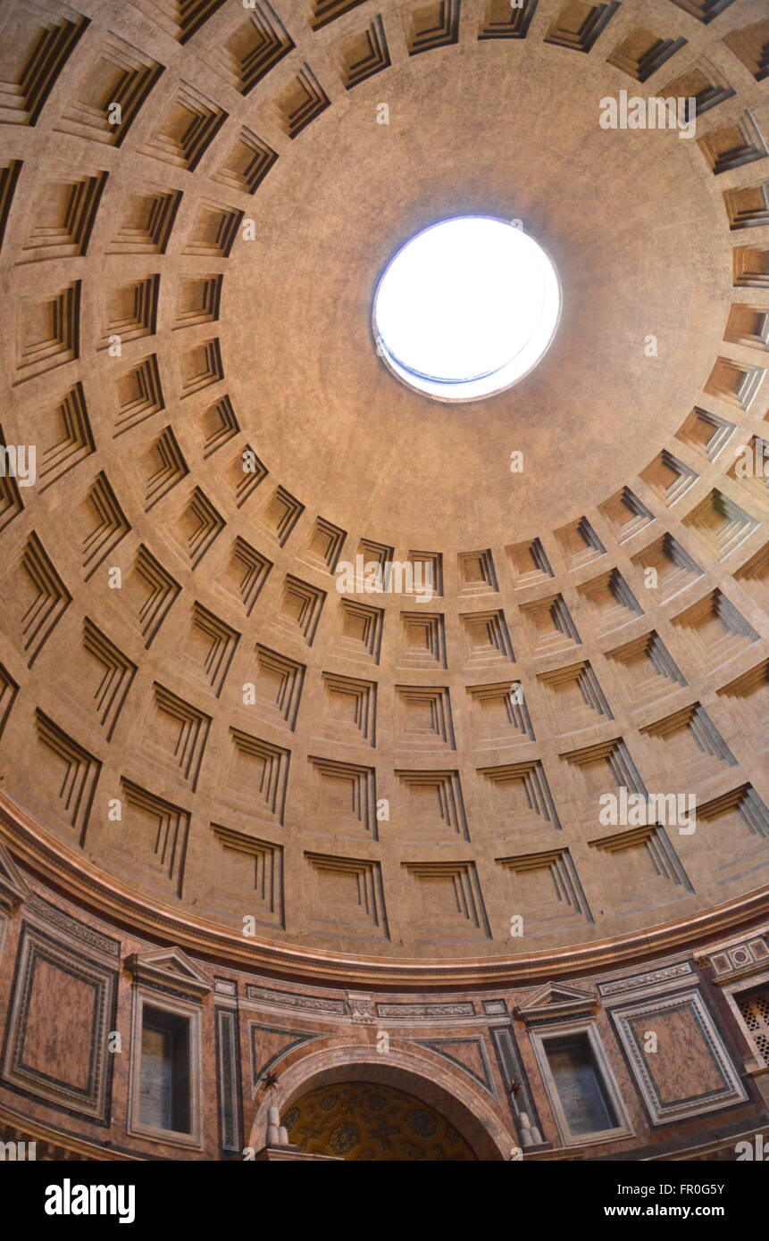 Interior of Pantheon in Rome, Italy Stock Photo - Alamy