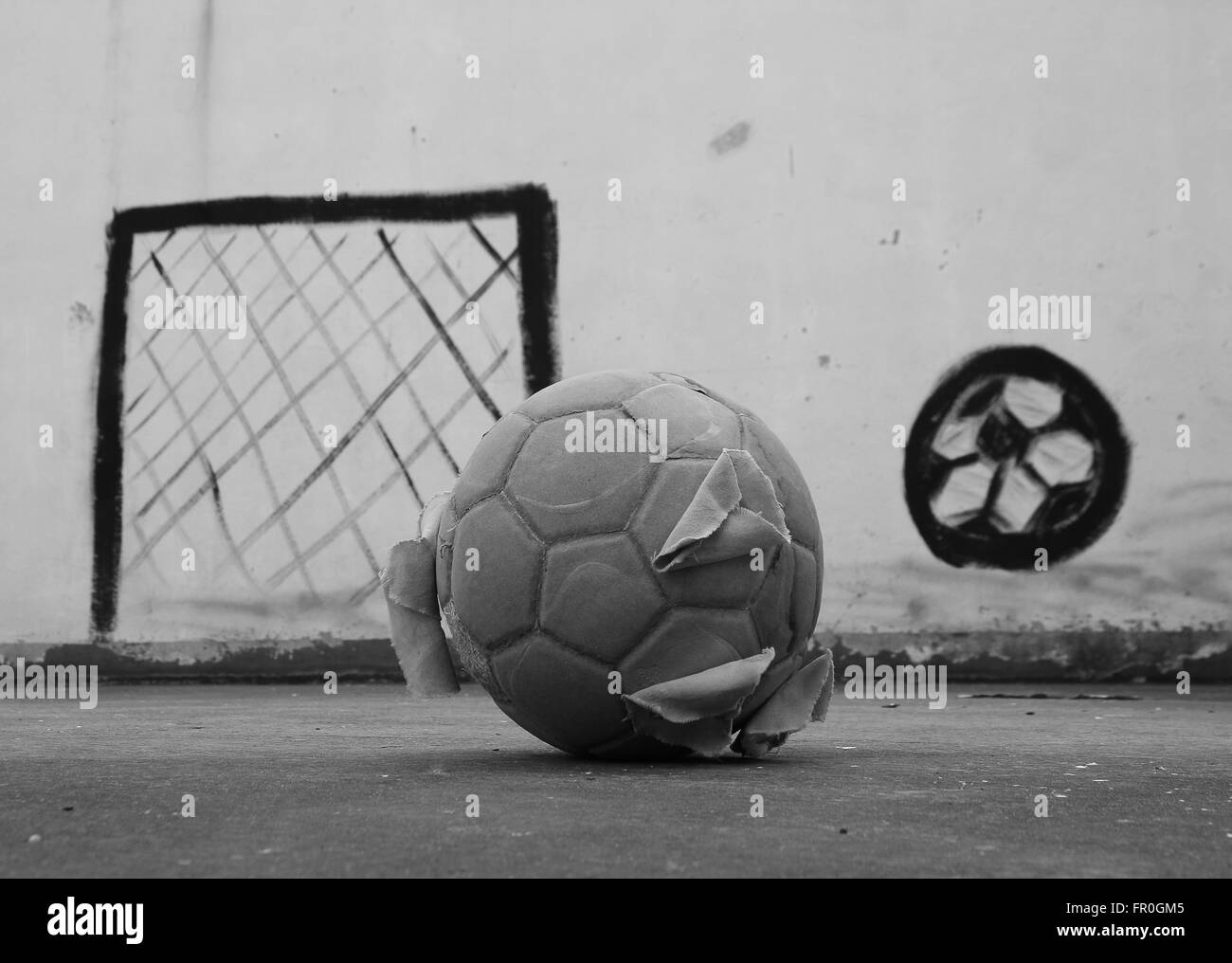 Classic old black white football hi-res stock photography and images ...
