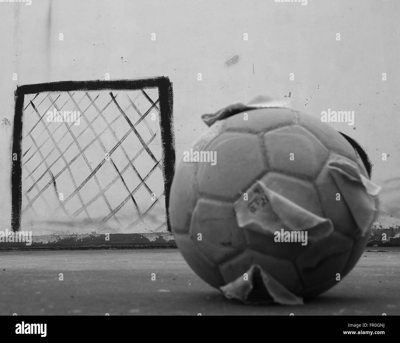 Football element Black and White Stock Photos & Images - Alamy