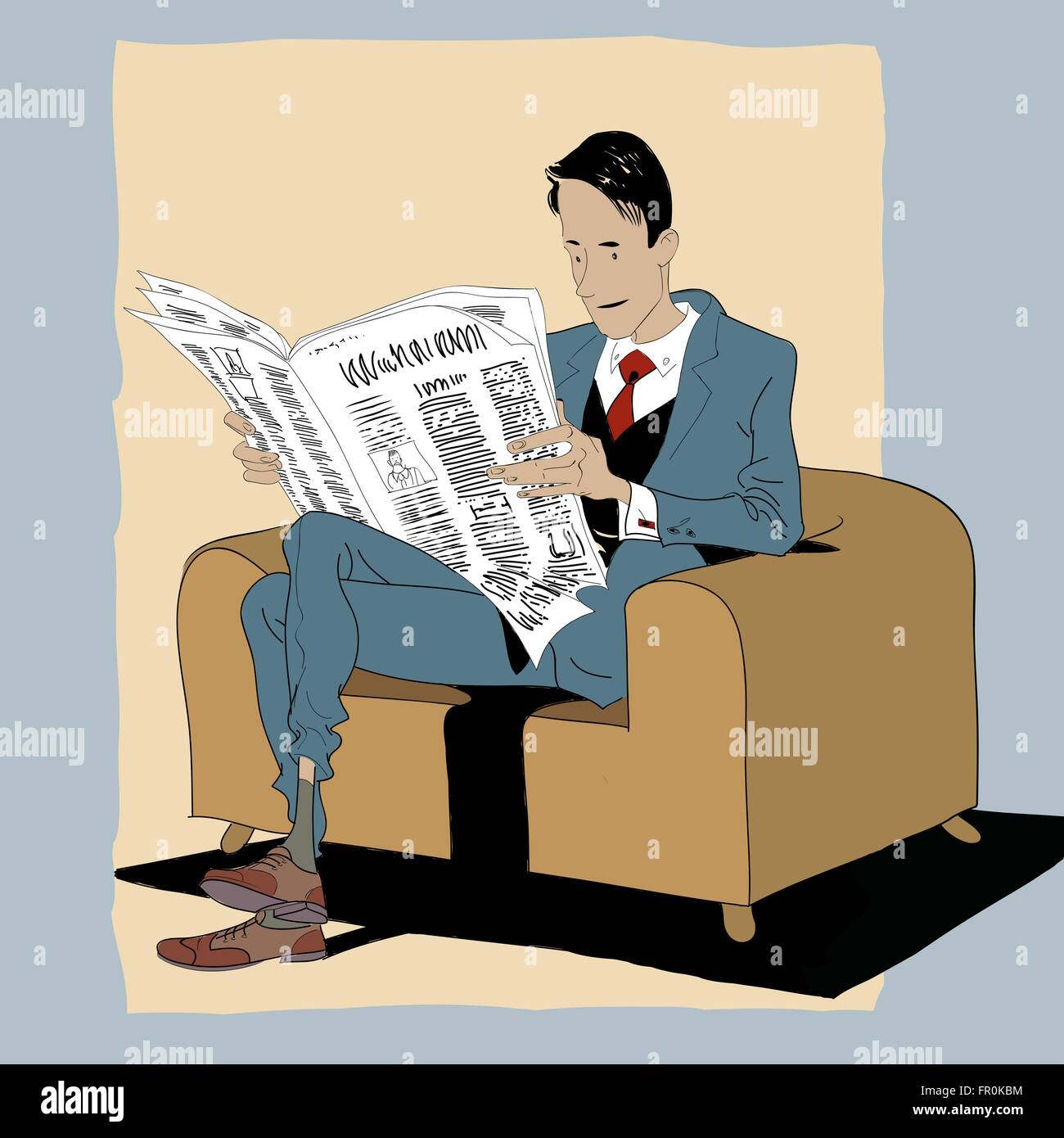 Reading sit Stock Vector Images - Alamy