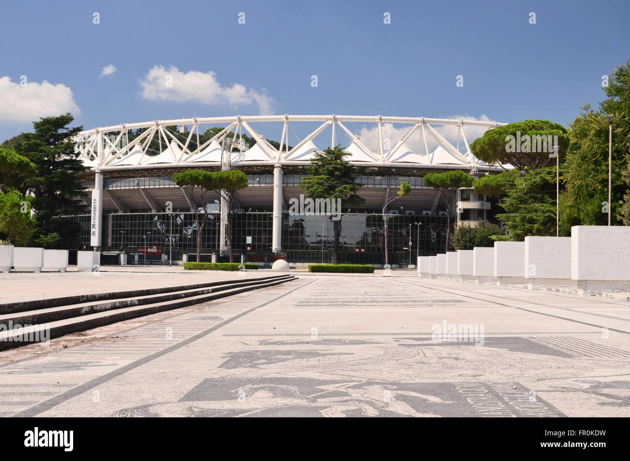 Exterior of the Olympic Stadium in Rome, Italy Stock Photo - Alamy