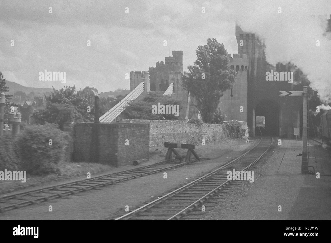 Lnwr railway signal box Black and White Stock Photos & Images - Alamy