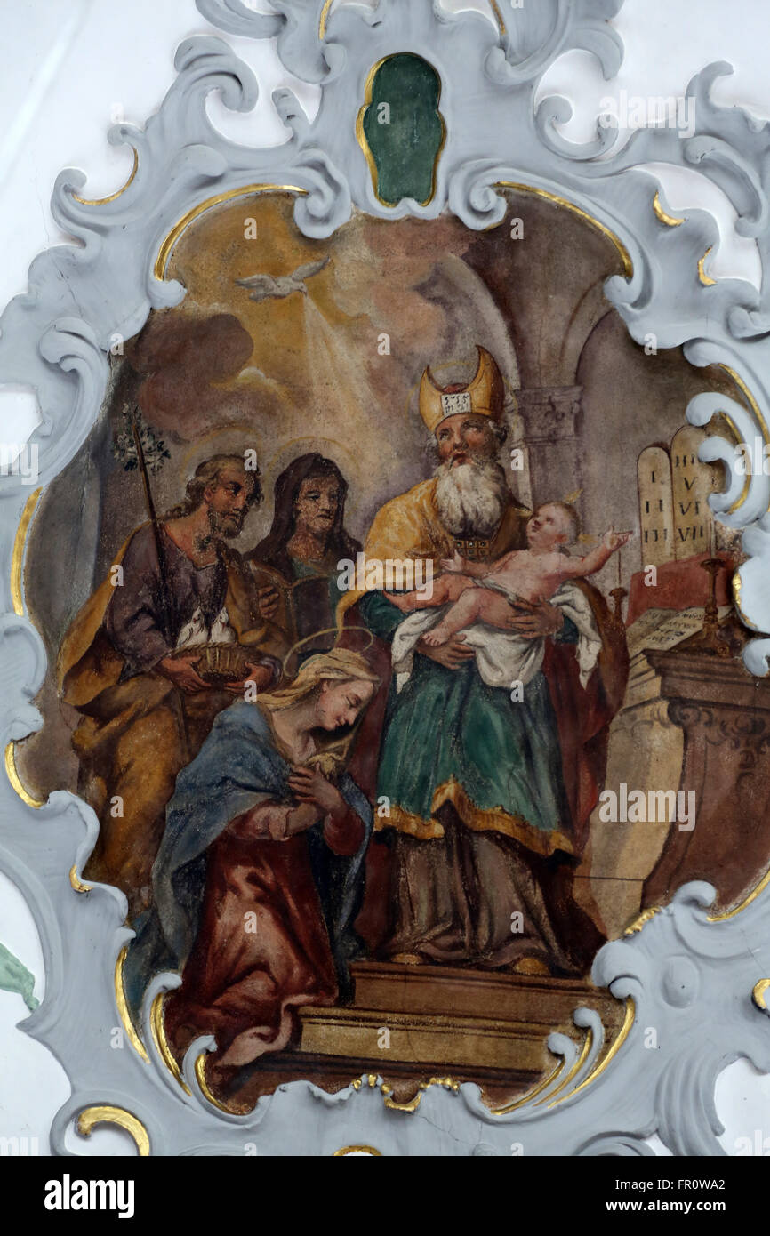 Fresco presentation jesus temple hi-res stock photography and images ...