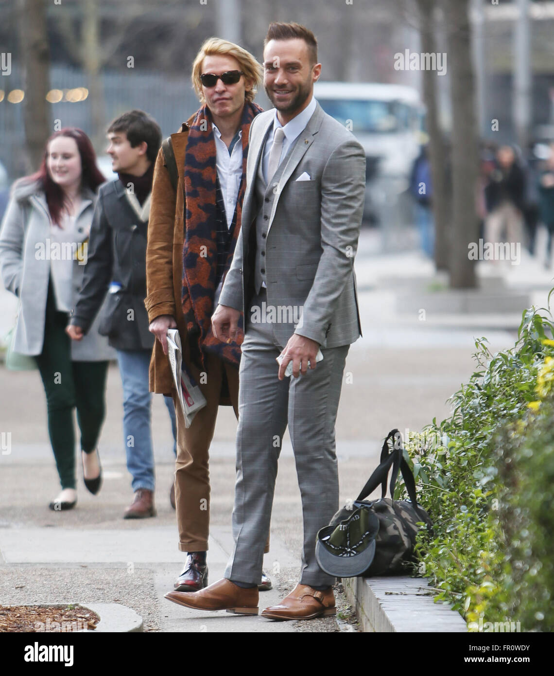 Calum Best outside ITV Studios Featuring: Calum Best Where: London ...