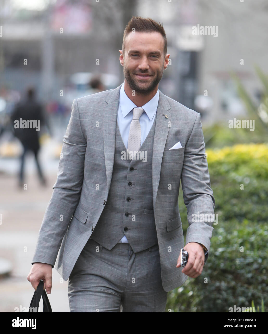 Calum Best outside ITV Studios Featuring: Calum Best Where: London ...