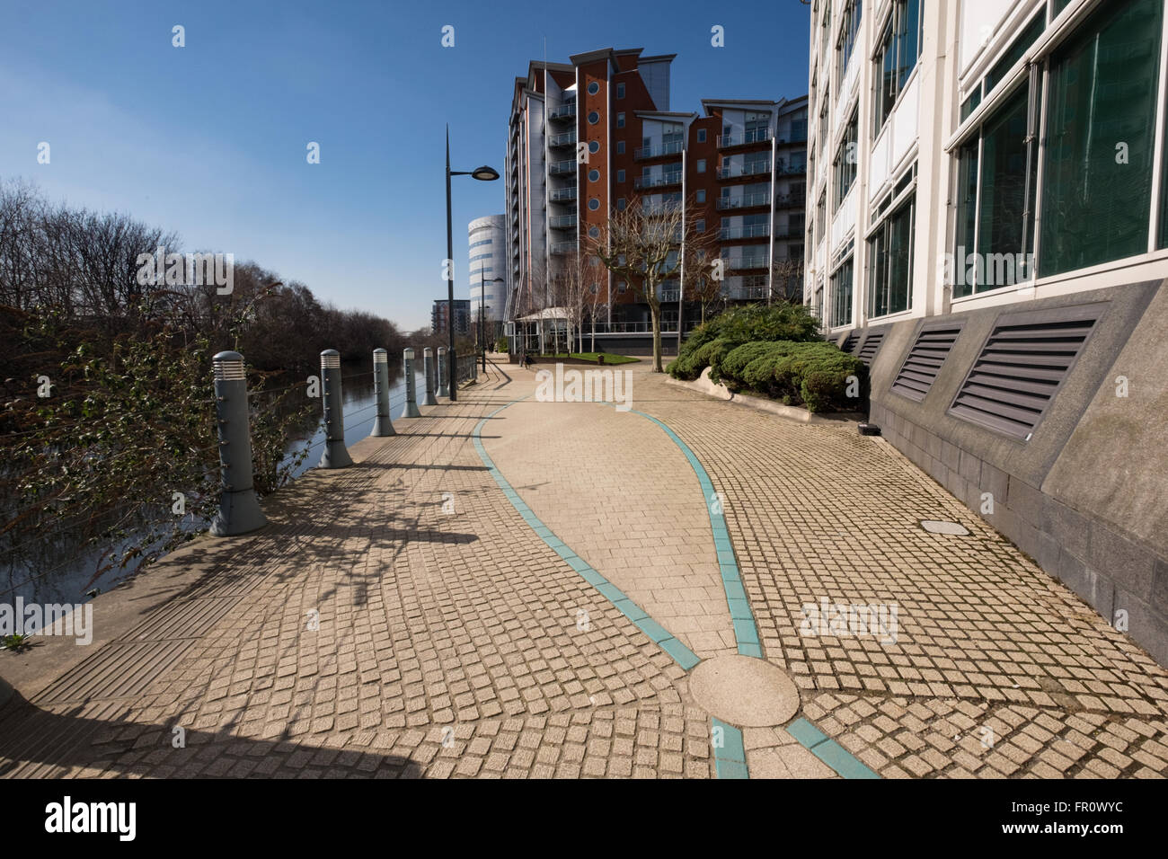 Leeds waterfront area Stock Photo - Alamy
