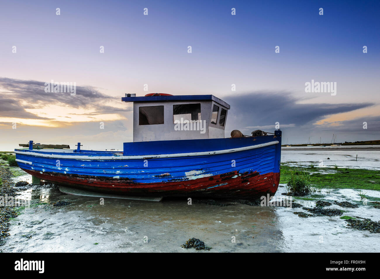 Small boat following hi-res stock photography and images - Alamy