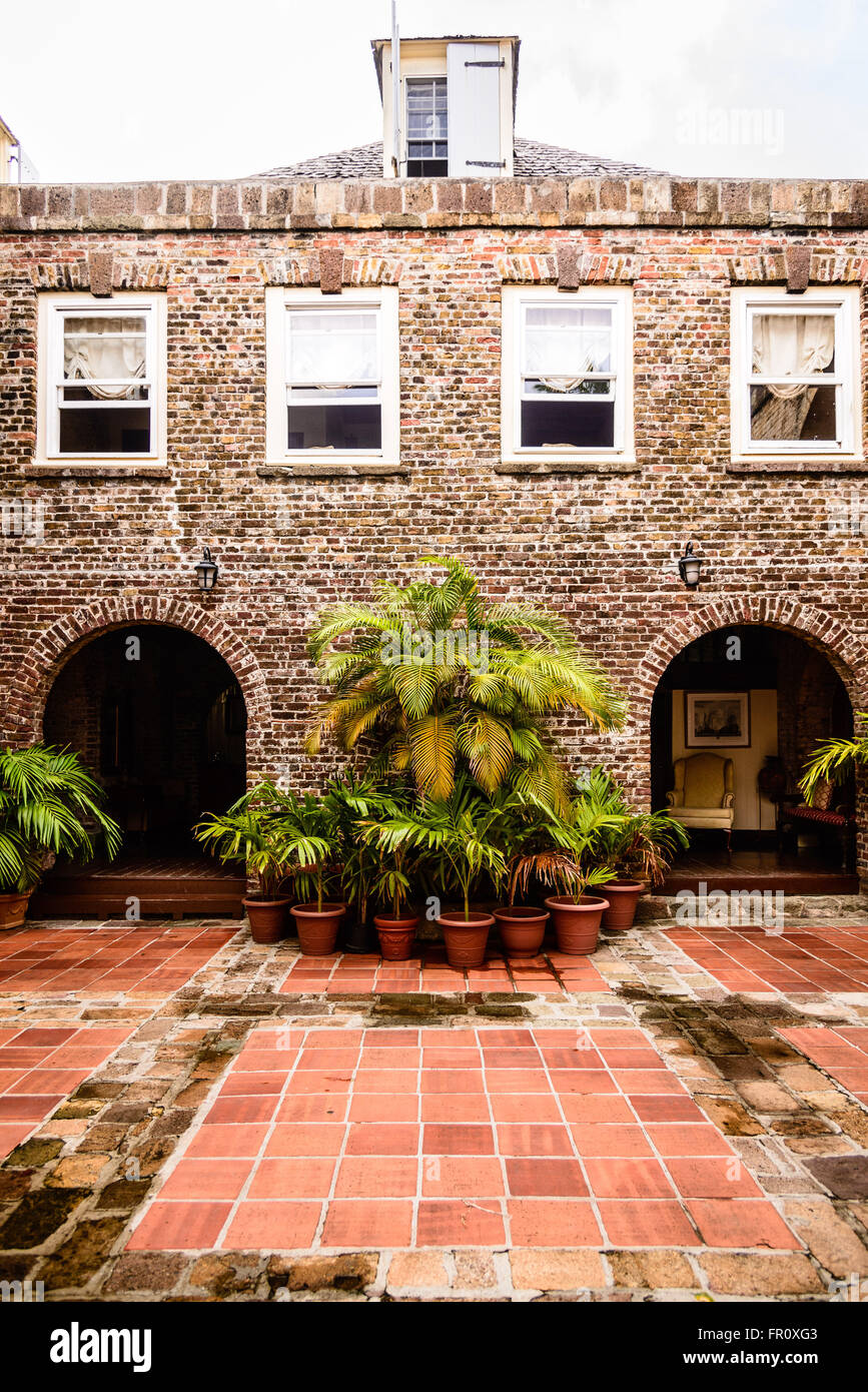 Courtyard, The Mainbrace Pub, Copper & Lumber Store, Nelson's Dockyard ...