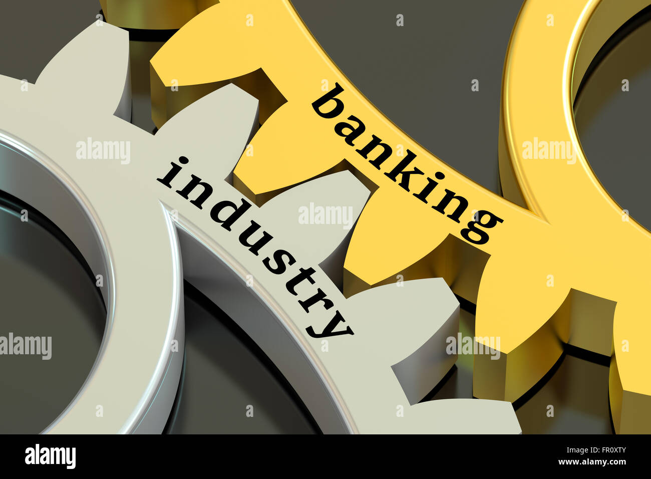 Banking Industry concept on the gearwheels Stock Photo - Alamy Banking Industry concept on the gearwheels Stock Photo - Alamy