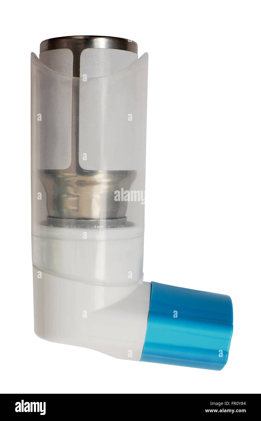 Asthma inhaler spray puff hi-res stock photography and images - Alamy