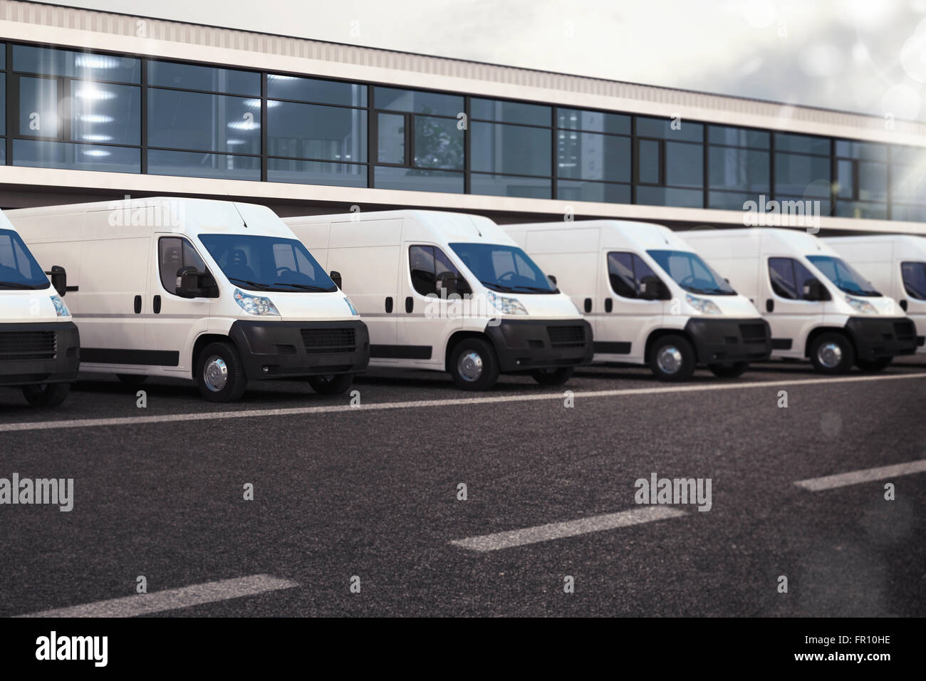 Fleet of lorries hi-res stock photography and images - Alamy