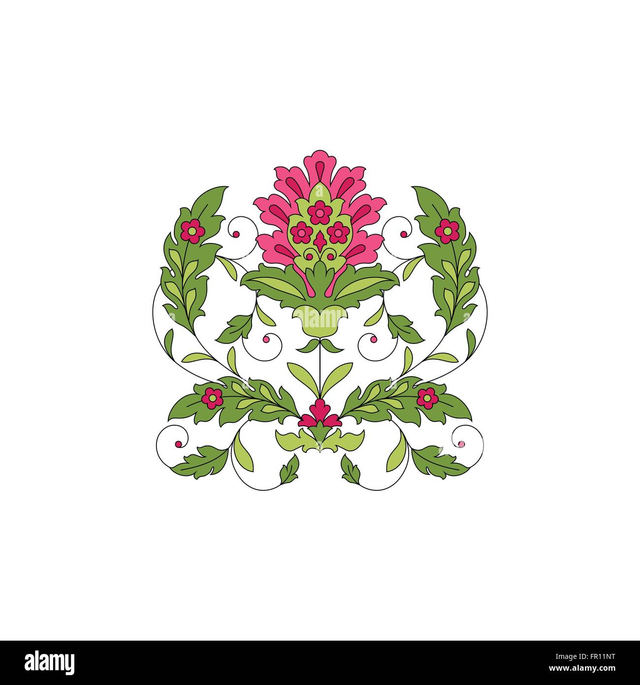 Vintage flower for design Stock Vector Image & Art - Alamy