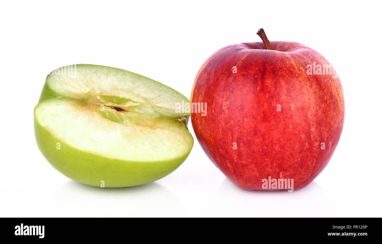 Red apples green apple Cut Out Stock Images & Pictures - Alamy