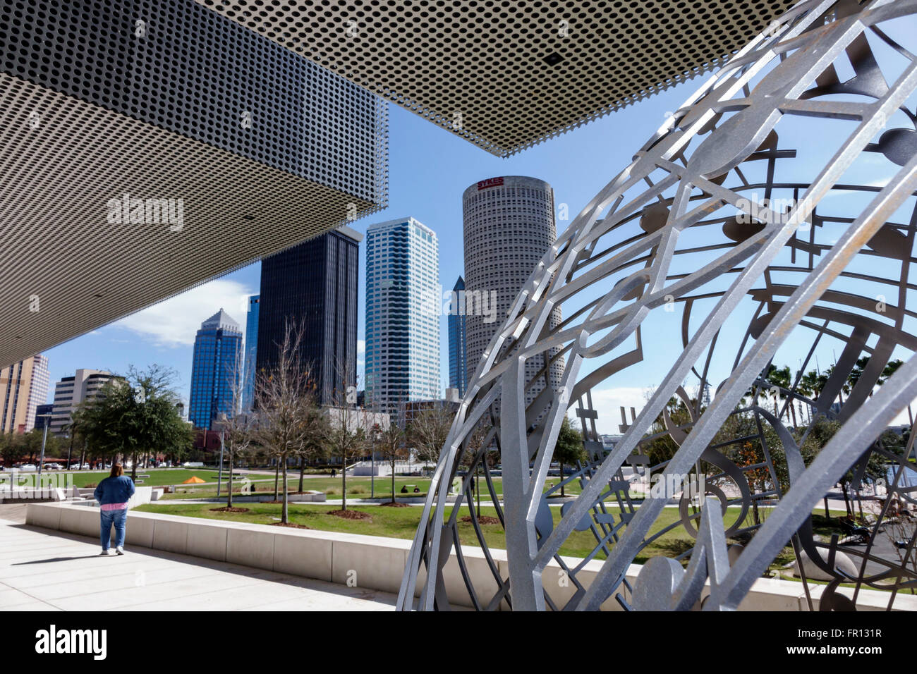 Tampa Florida,Waterfront Arts District,Tampa Museum of Art,Curtis Hixon ...