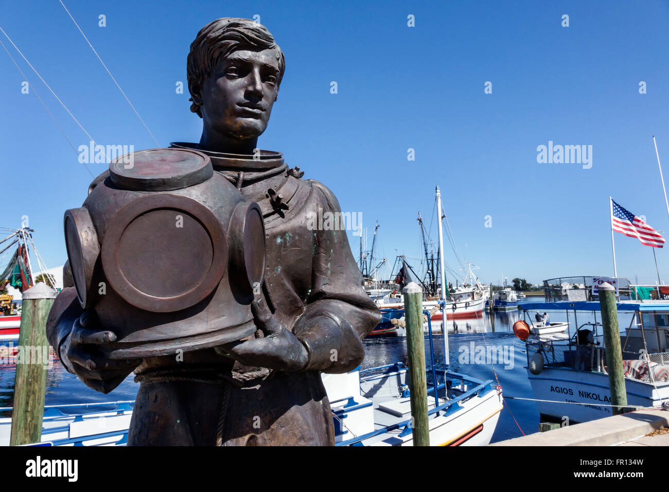 Florida Tarpon Springs,Greek community,Dodecanese Boulevard,sponge ...