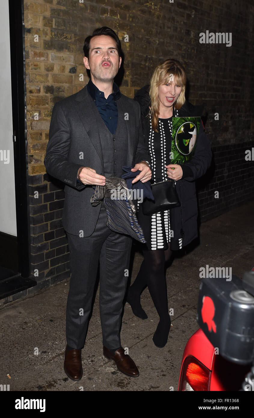 Comedian Jimmy Carr seen leaving Chiltern Firehouse with his wife after ...