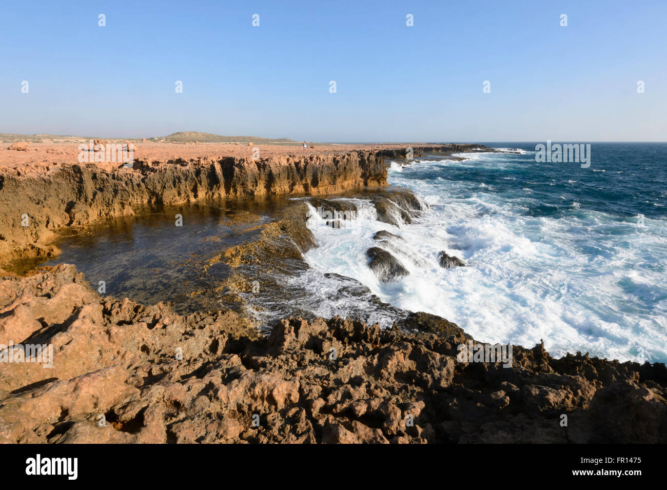 Rough Seas at Point Quobba, near Carnarvon, Coral Coast, Gascoyne ...