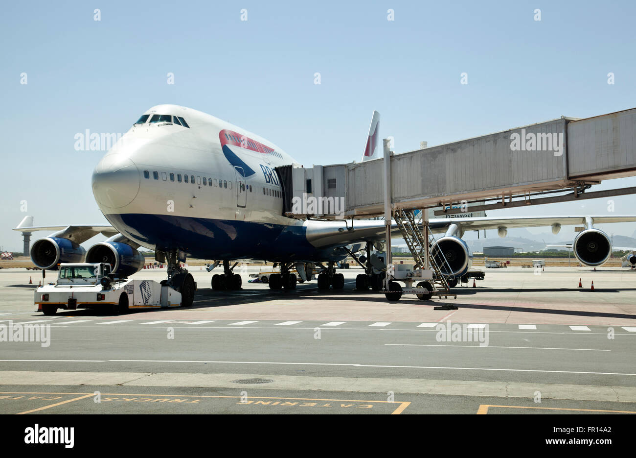 BA Plane on Cape Town Airport Tarmac in Cape Town - South Africa Stock ...