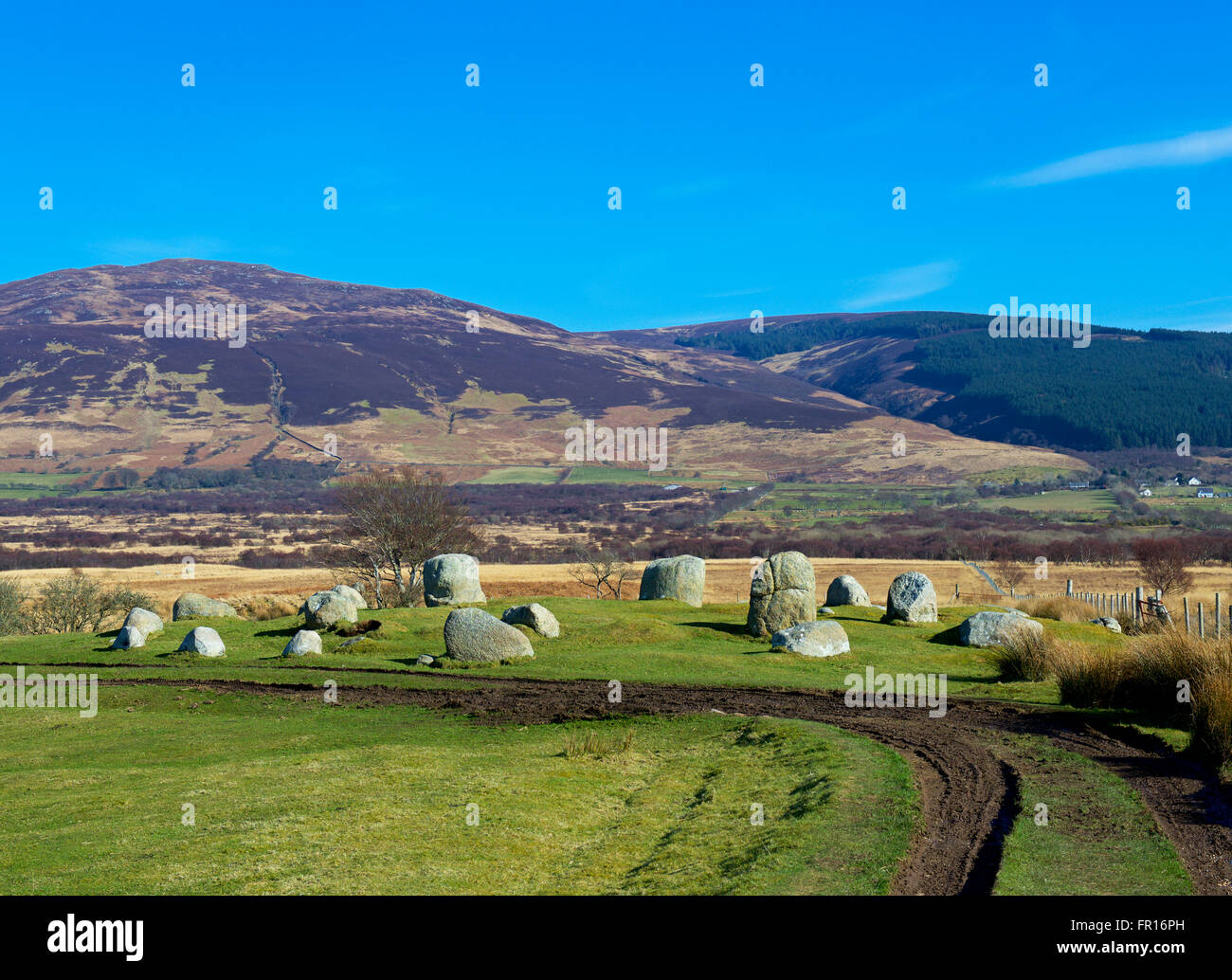 Standing Stones on Machrie Moor, Isle of Arran, North Ayrshire ...