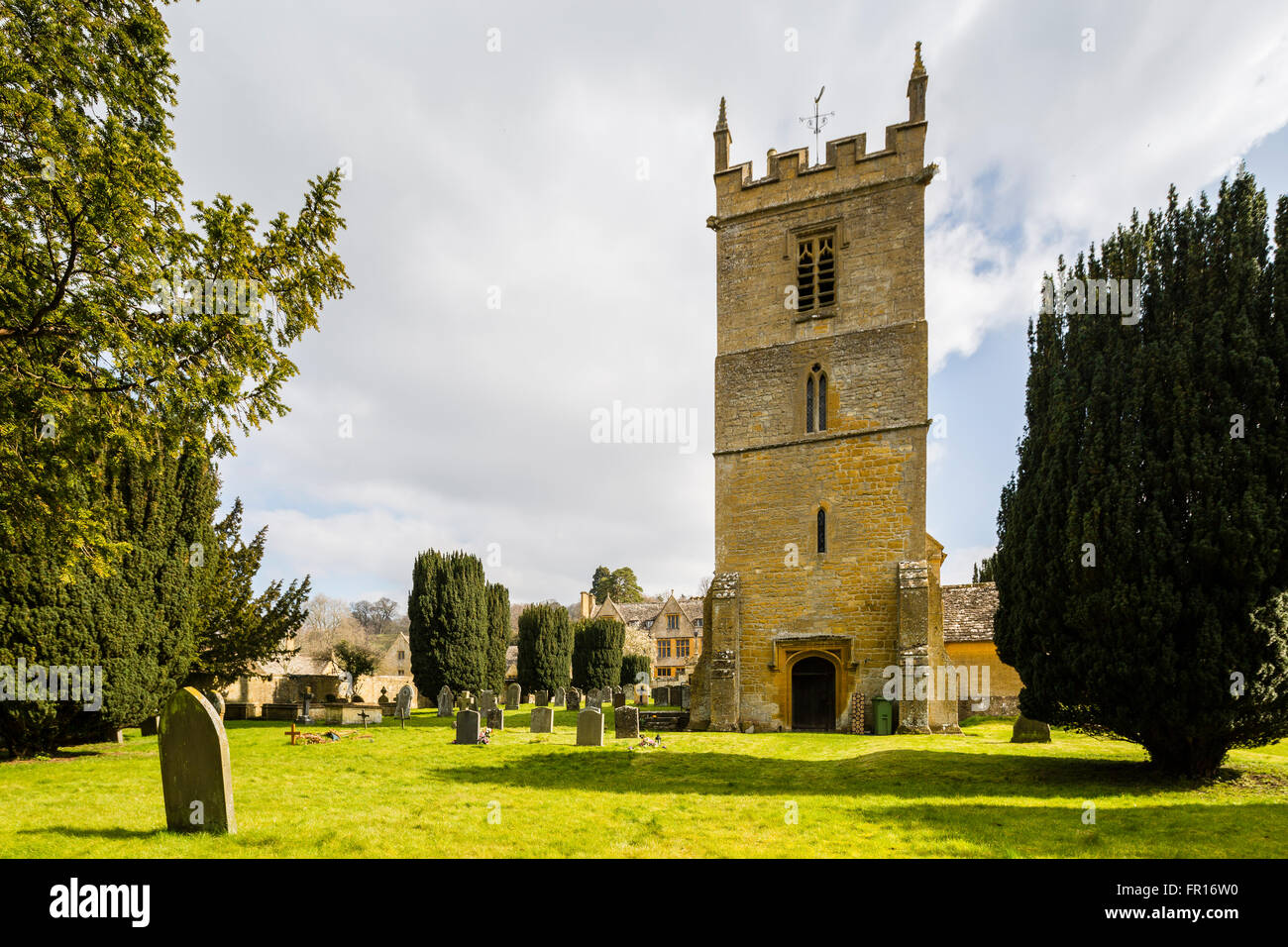 St Peter's Church Stanway Gloucester England Stock Photo - Alamy