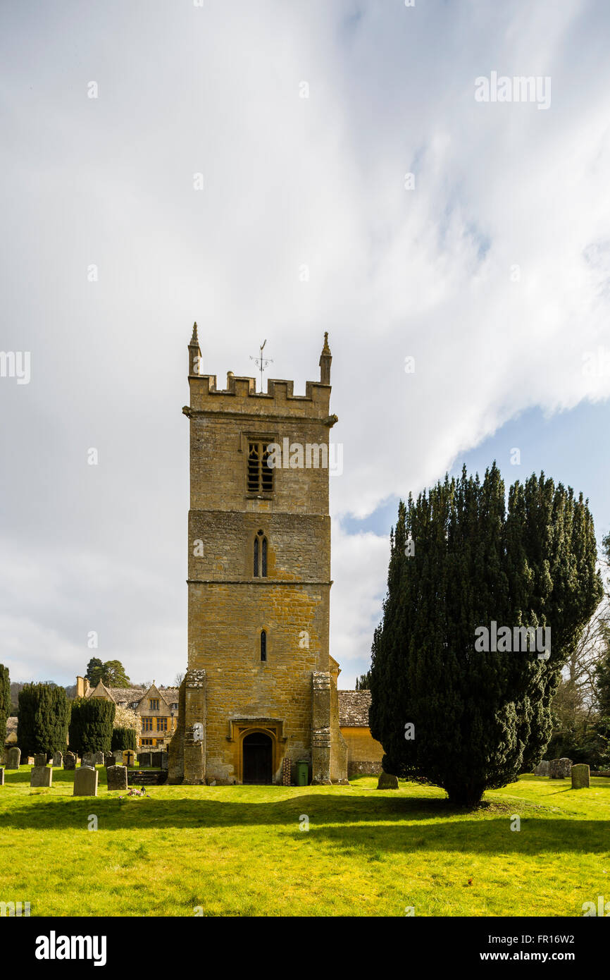 St Peter's Church Stanway Gloucester England Stock Photo - Alamy