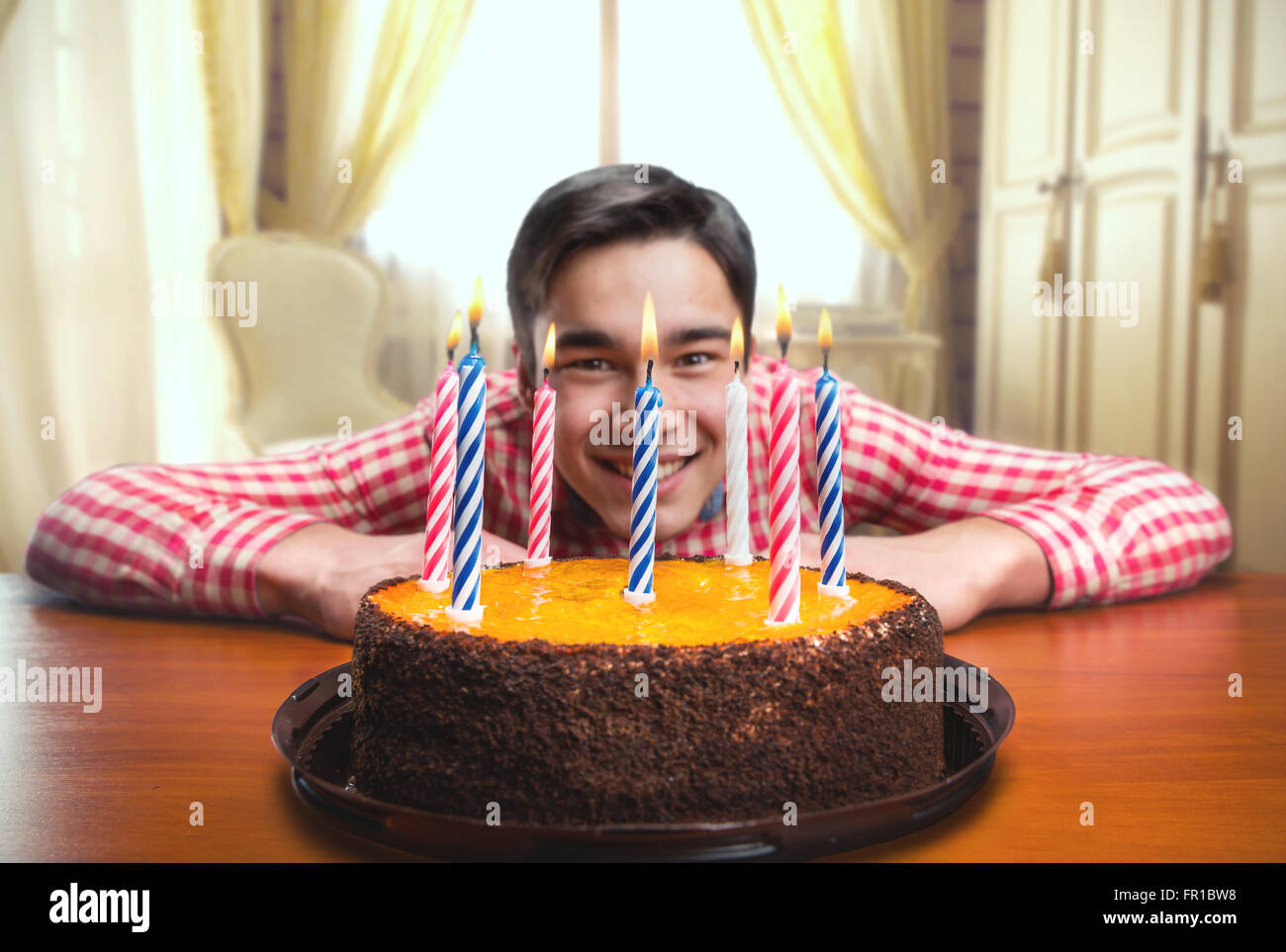 Happy birthday boy Stock Photo - Alamy