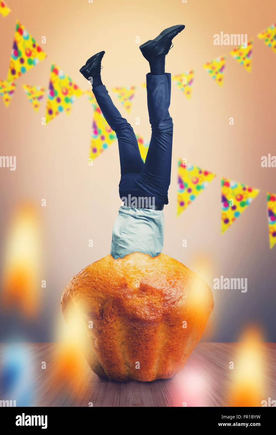 Man birthday cake work hi-res stock photography and images - Alamy