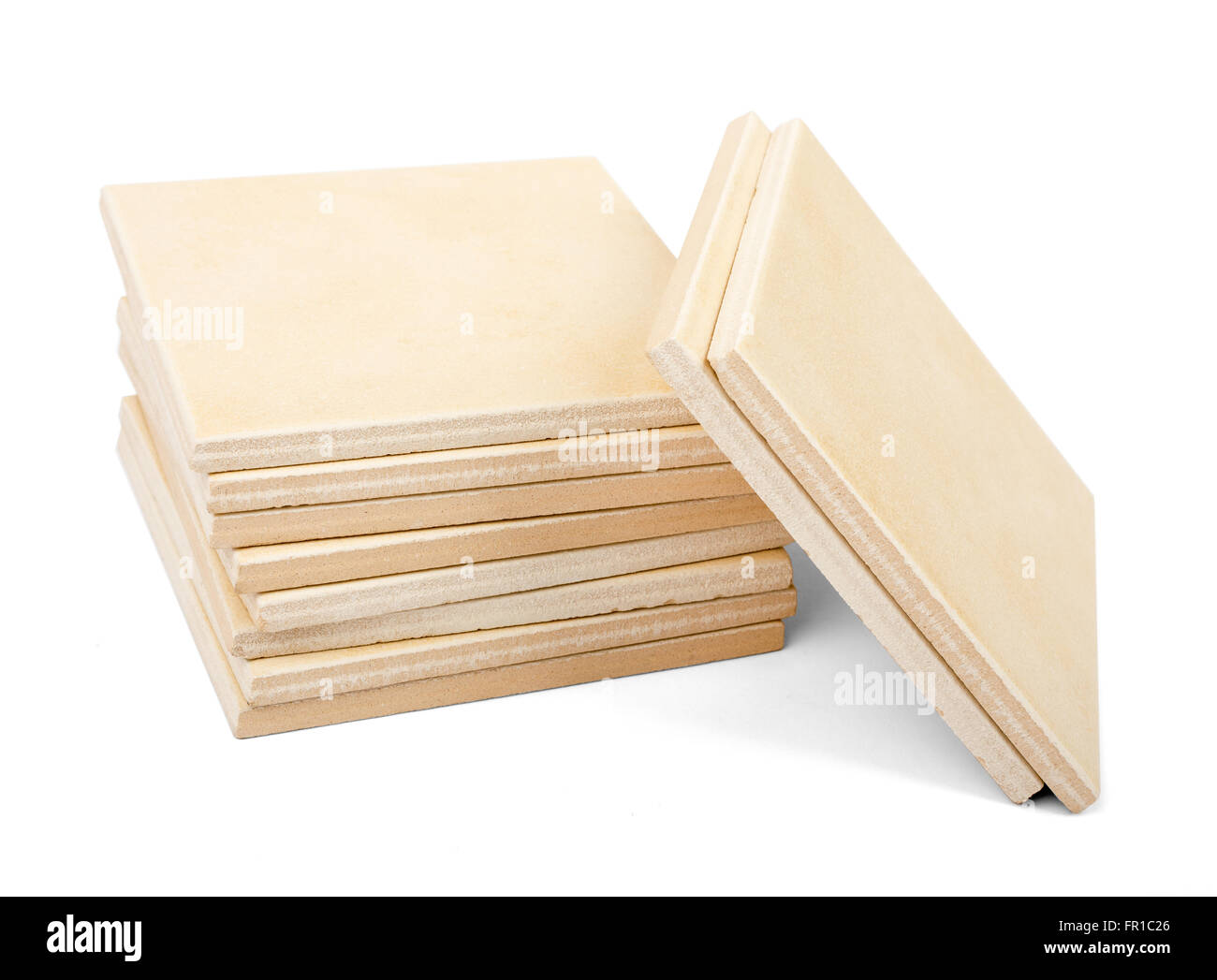 Stack of tiles Stock Photo - Alamy