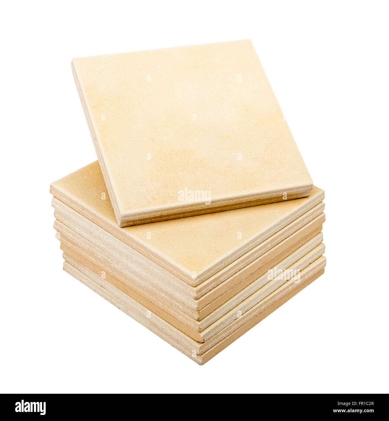 Stack of tiles Stock Photo - Alamy
