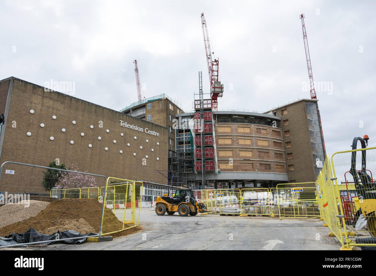 Building work on the site of the former BBC Television Centre ...