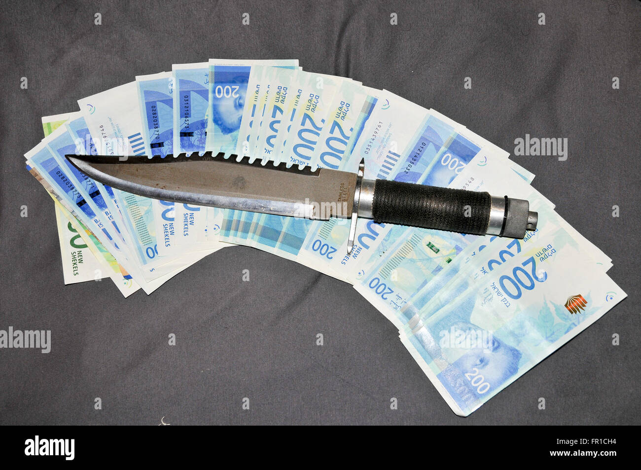 The recently released new 200 Israel Shekel banknote (released in 2016 ...