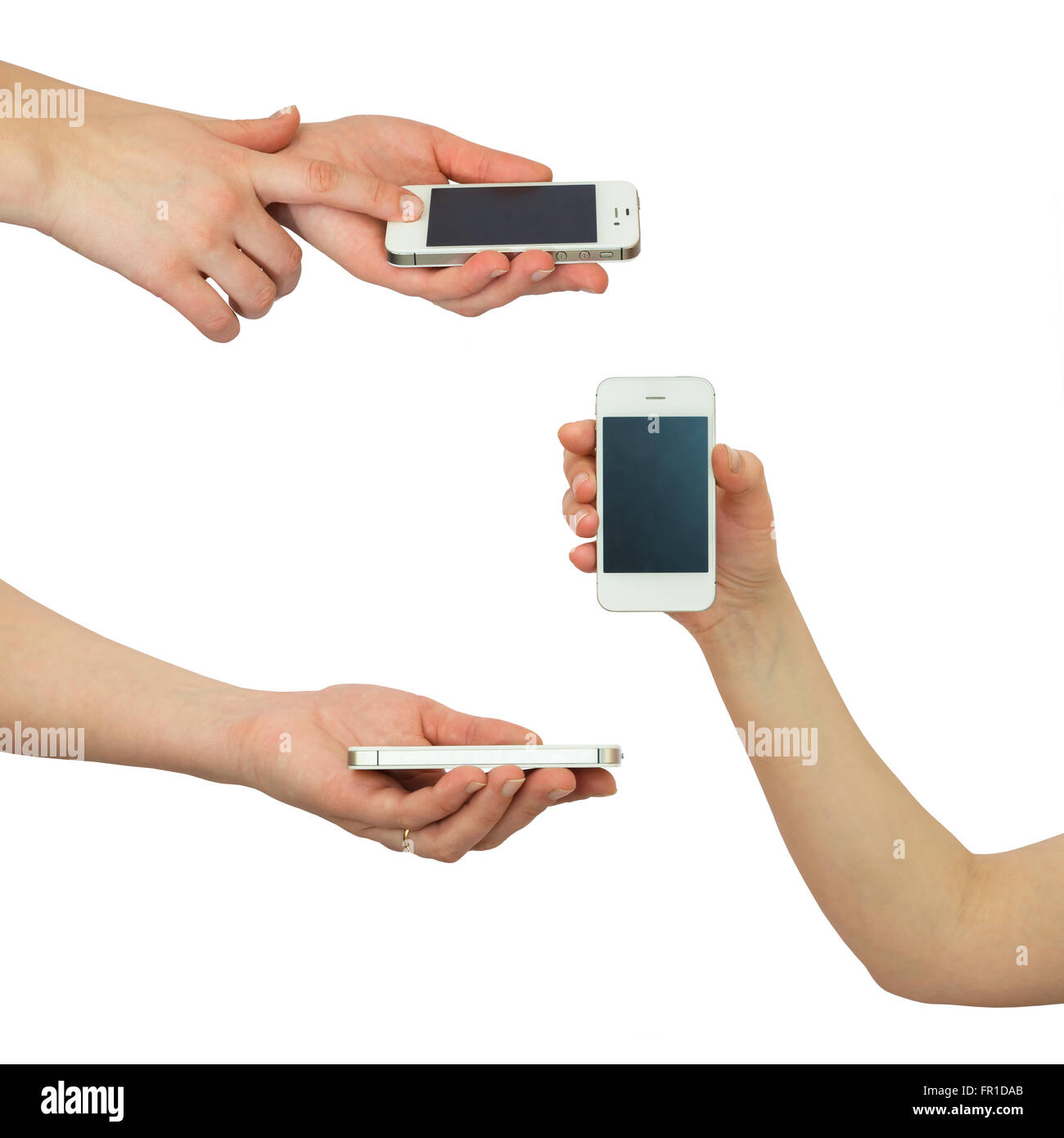 Set of human hands Stock Photo - Alamy