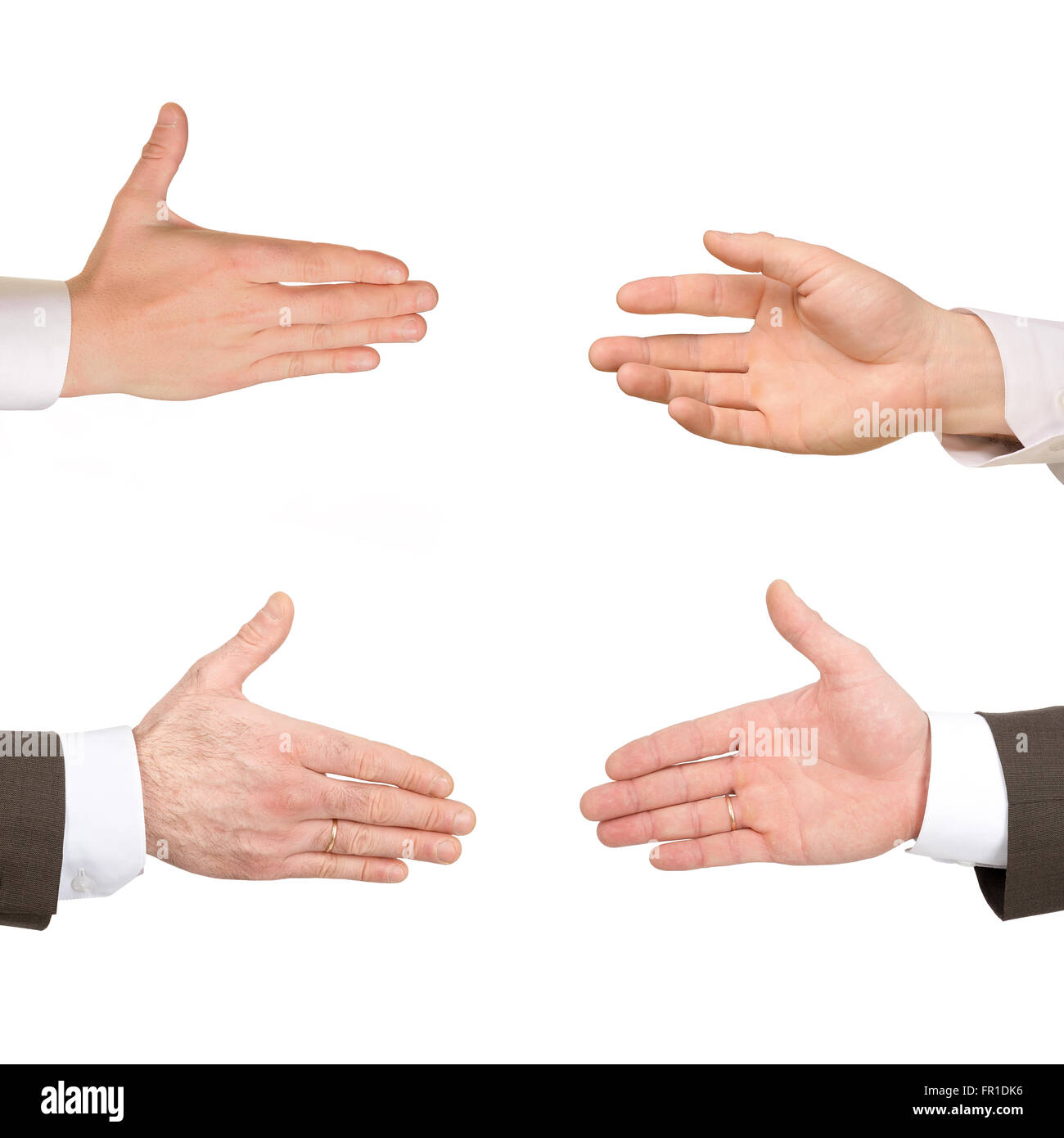 Set of businessman hands Stock Photo - Alamy
