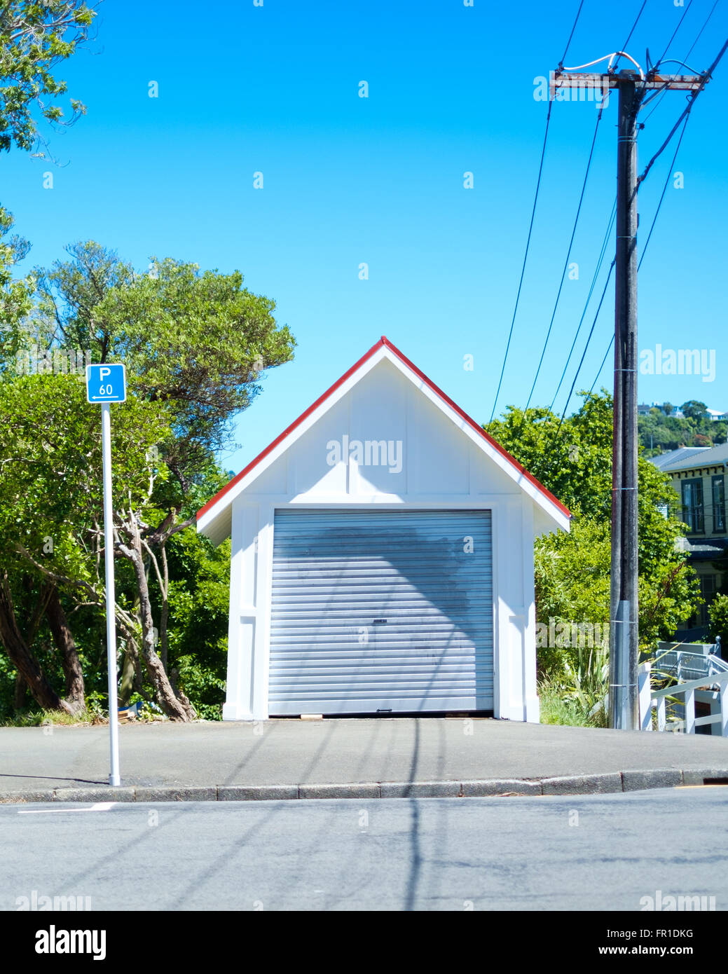 Garage, Wellington, New Zealand Stock Photo - Alamy