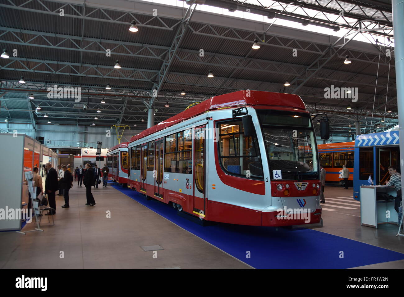First presentation of double-sided two-car tram train by Ust-Katav ...