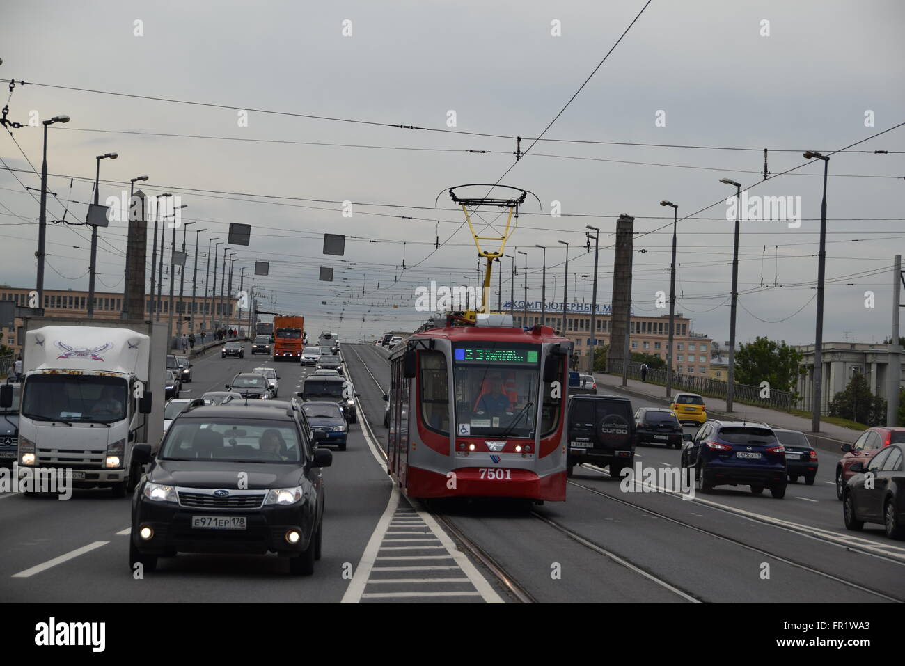 Volodarsky bridge hi-res stock photography and images - Alamy
