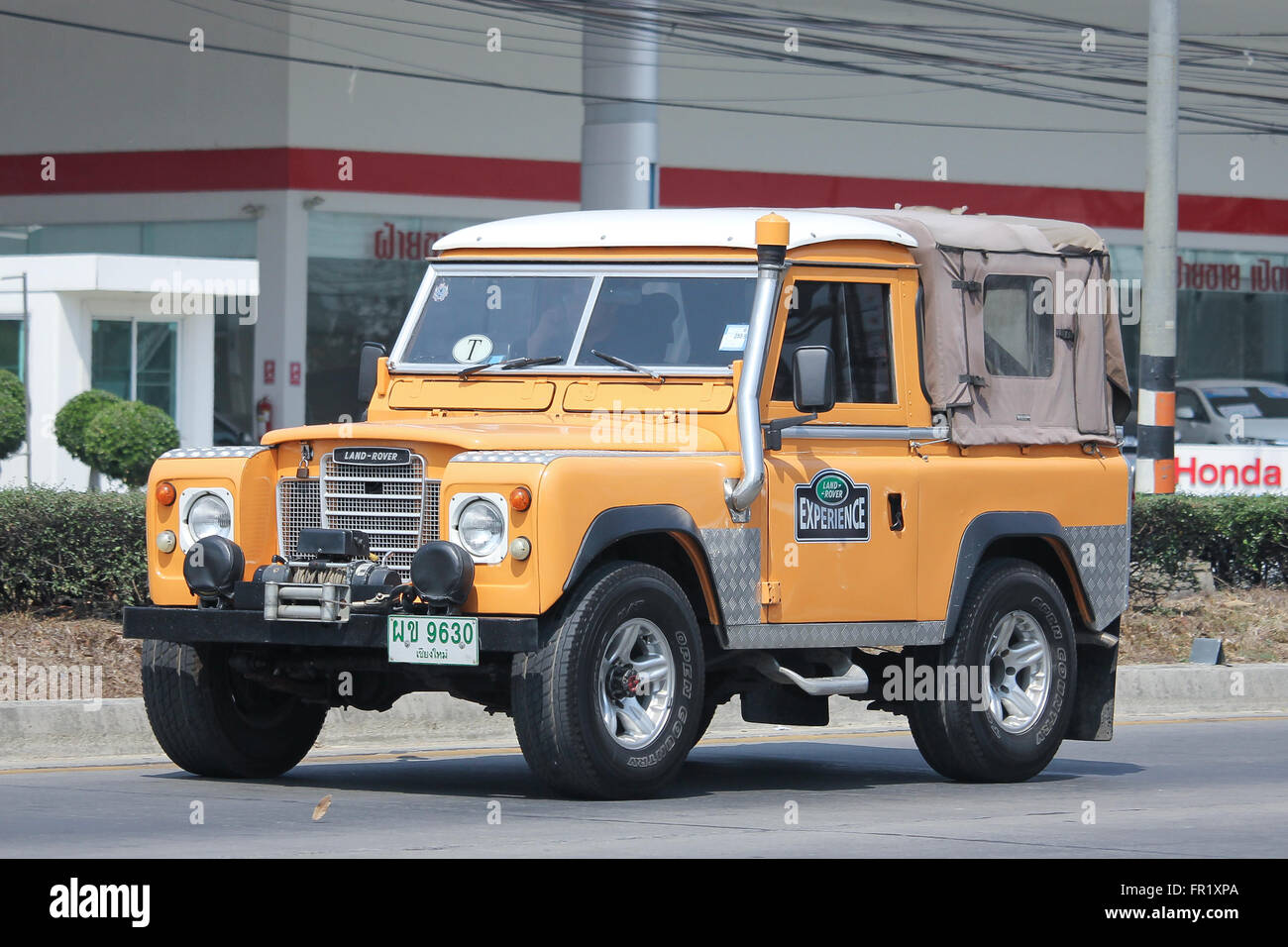 CHIANGMAI, THAILAND -FEBRUARY 20 2016: Old Private car. Land Rover mini ...