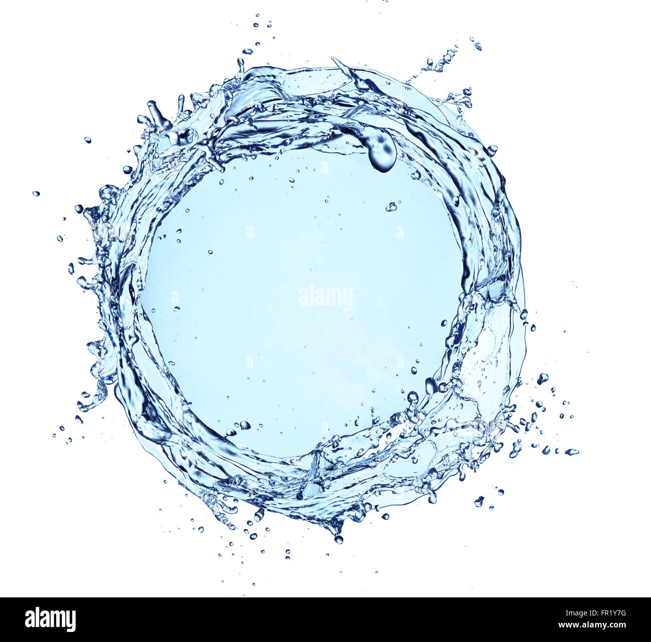 Water Splash Circle Vector