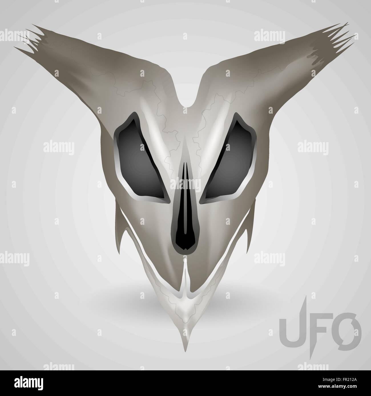 alien head skull Stock Vector Image & Art - Alamy
