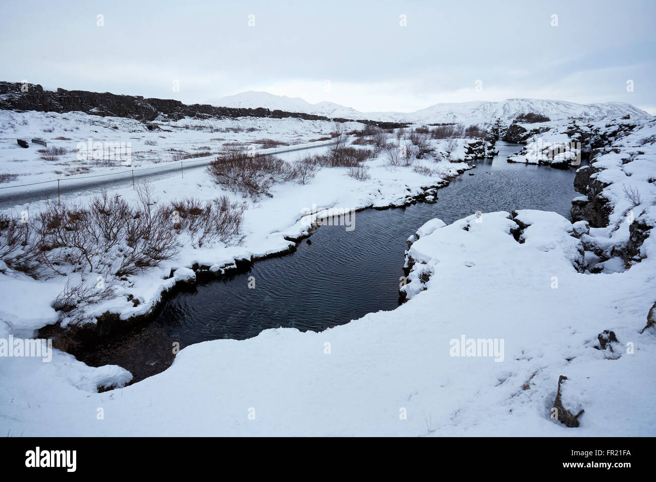 Iceland tectonic fault Stock Photo - Alamy