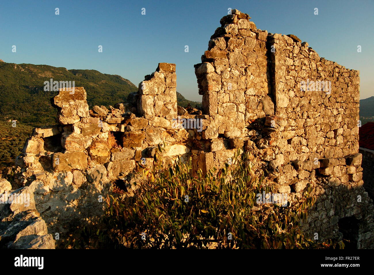 Ruins of Stari Bar, Montenegro Stock Photo - Alamy