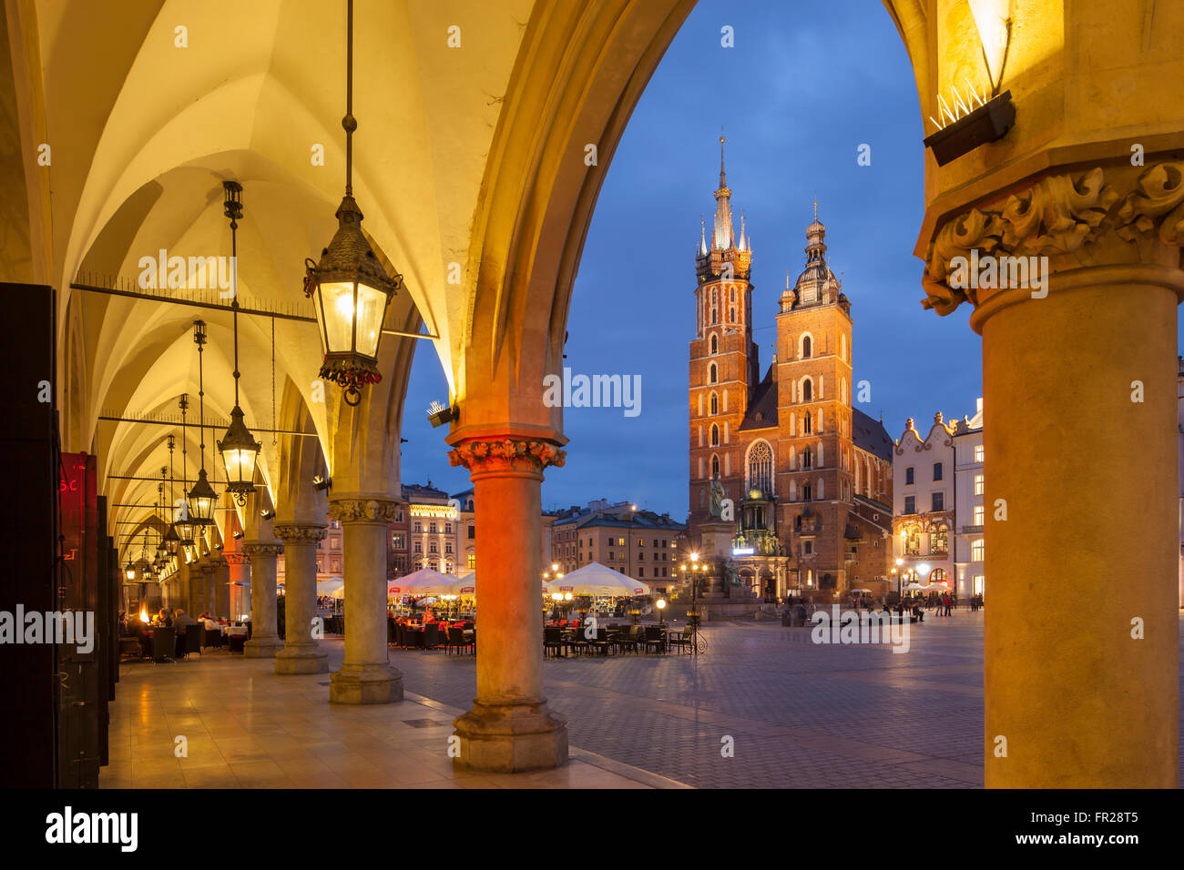 Krakow main square hi-res stock photography and images - Alamy
