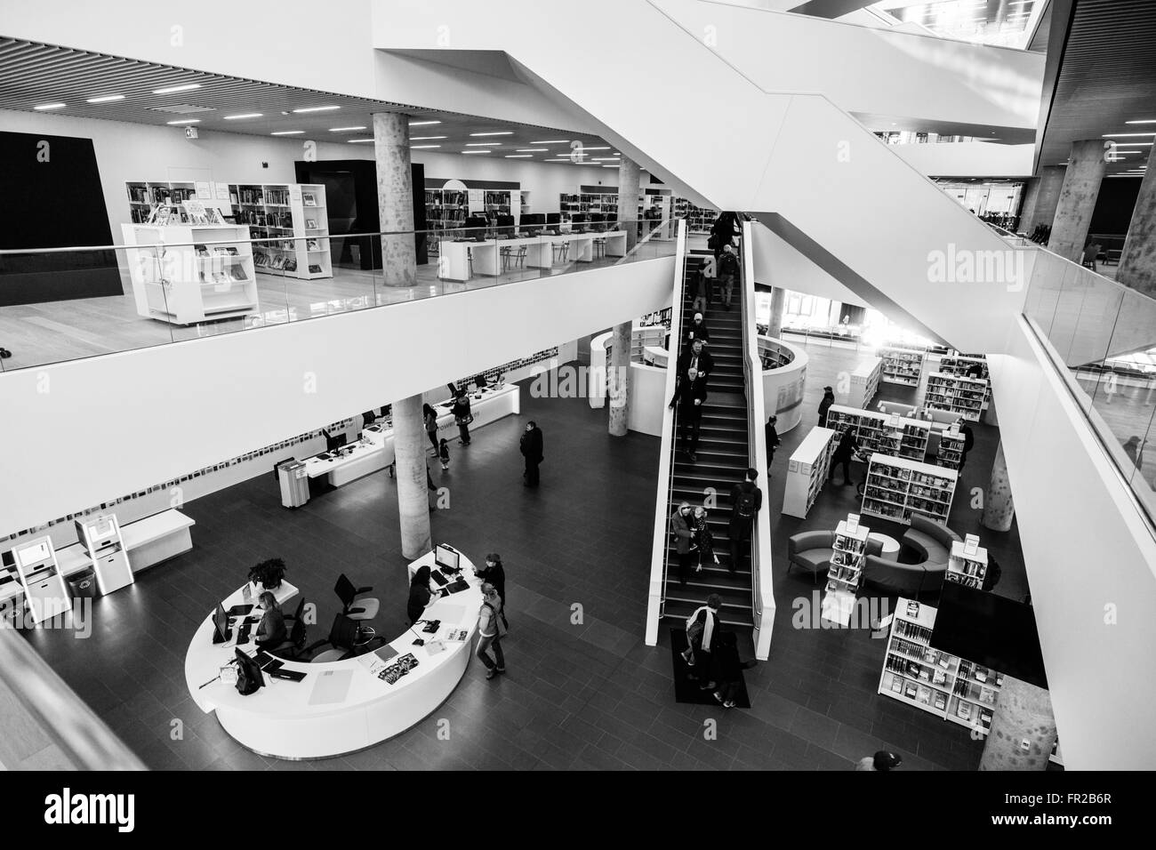 Interior of the new Central Halifax Library. This building made the CNN ...