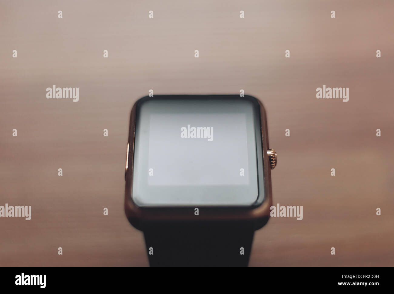 Close up of smart wrist watch. Modern wearable technology Stock Photo ...