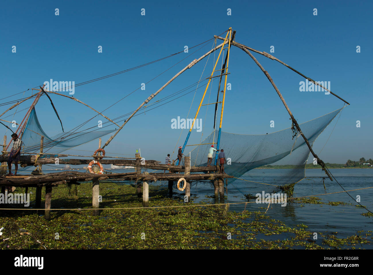 Chinese Fishing Nets, Kochi - Cochin Stock Photo - Alamy