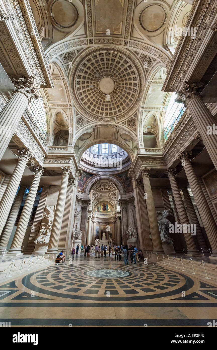 Pantheon, Interior, Paris, France Stock Photo - Alamy