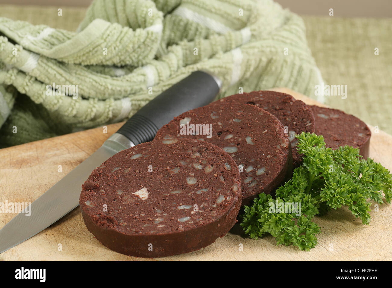Black pudding hi-res stock photography and images - Alamy