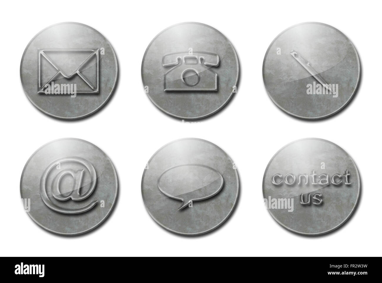 Contact symbols hi-res stock photography and images - Alamy