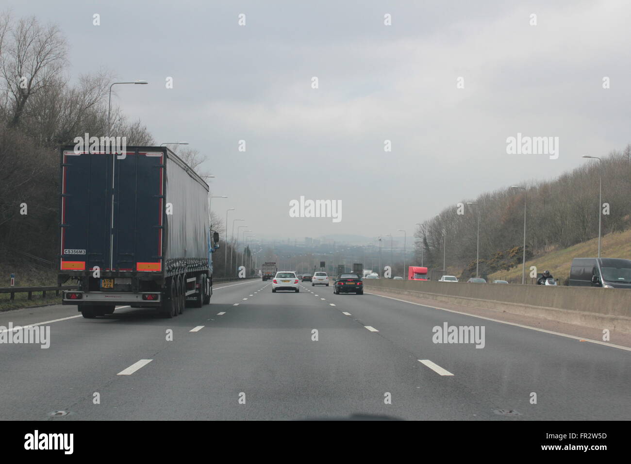 motorway, freeway or Autobahn Stock Photo - Alamy